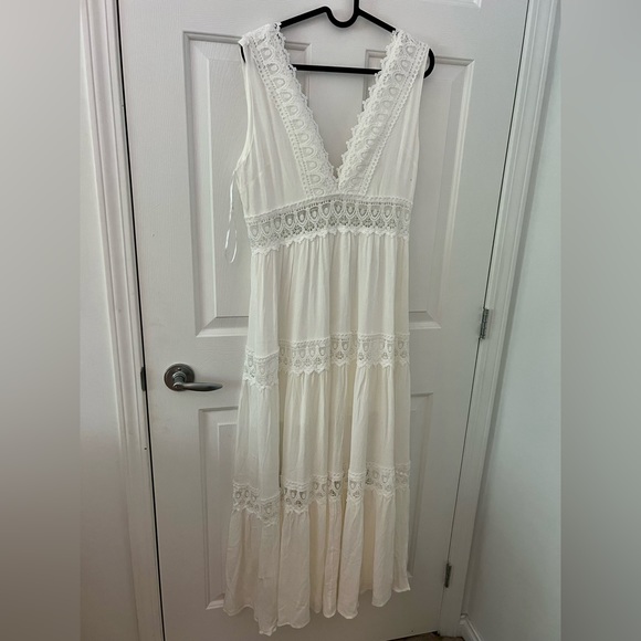 Blue Vanilla | Dresses | White Lace Summer Dress Uks | Poshmark